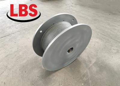 China Right-hand 40° Grooved Cable Drum Q355D Precision Lebus Groove  for sale