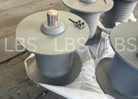 China Left-hand 45° Winch Drum LBS Groove 10.3mm Rope Diameter for sale