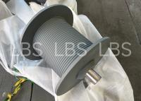 China Left-hand 45° Winch Drum LBS Groove 10.3mm Rope Diameter for sale