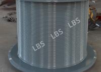 China 45° Right-Hand Lebus Double Parallel Groove Winch Drum Assembly, Q355D, 5-Layer Wire Rope Winding for sale