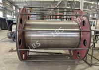 China Heavy Duty Lebus Double Helix Grooved Winch Drum Assembly for Offshore Lifting, Single Layer Winding for sale