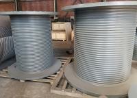 China 5 Layers 200m Capacity Steel Cable Drum Hydraulic For Assembling Winches for sale