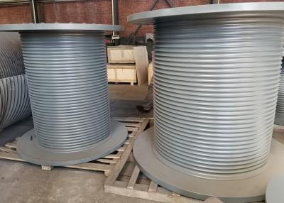 China 5 Layers 200m Capacity Steel Cable Drum Hydraulic For Assembling Winches for sale