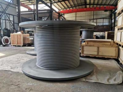 China Fast Speed High Efficiency Rope Winch Drum Lbs Grooved Alloy Steel for sale