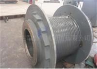 China 12mm Grooved Wire Rope Drum for sale