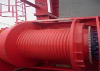 China Customized Lebus Drum Grooved Sleeves Red For Wire Rope Winch for sale