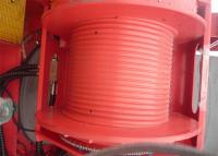 China Customized Lebus Drum Grooved Sleeves Red For Wire Rope Winch for sale