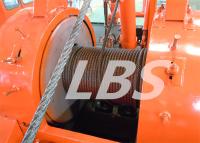 China Hoist Winding 20 Tons Oil Rig Drawworks , Steel Rope Winch Single Drum for sale