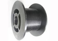 China 30m Capacity Q355B Steel Grooved Wire Rope Drum Black For Lifting for sale