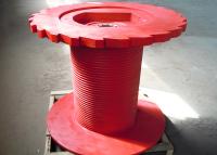 China Lebus 320mm Diameter Rope Winch Drum Steel For Mining Equipment for sale