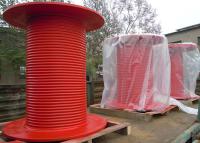 China Lebus 320mm Diameter Rope Winch Drum Steel For Mining Equipment for sale