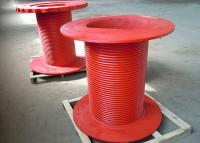 China Lebus 320mm Diameter Rope Winch Drum Steel For Mining Equipment for sale