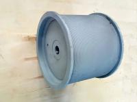 China Stainless Steel 600mm Width Mooring Winch Drum With 6mm Wire For Mining for sale