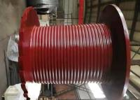China Black Polymer Nylon Grooved Cable Drum Sleeve For Wire Rope Winding And Storage for sale