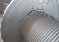 China 6mm Wire Mooring Winch Drum 430mm Diameter Carbon Steel Bolted for sale