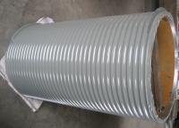 China 800mm Diameter Lebus Grooved Drum Sleeves  High Polymer Gray for sale