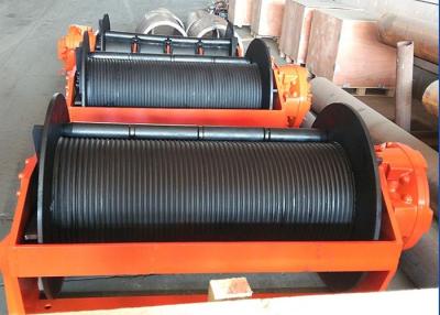 China Costomized Lebus Grooves Hydraulic Winch For 10 Ton Ship Fishing In Marine Lifting for sale