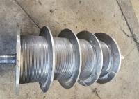 China Wall Scrubbing Multi Lbs Grooved Winch Drum Alloy Steel for sale
