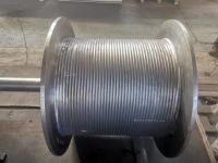 China 1-150 Mm Groove Pitch Grooved Winch Drum for 10-10000 M Rope Length in Heavy-Duty Applications for sale