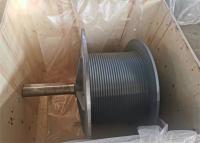 China Carbon Lifting Winch 8mm Steel Rope Drum Lbs Grooved for sale