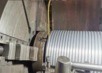 China Carbon Steel Q335b Grooved Cable Drum Pair Of Lebus Sleeves for sale