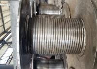 China Lebus Grooved 800M Wire Rope Winch Drum For 10t Kt / Mt Mining Crane for sale