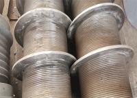China Multi Rope Multi Drum Lifting Winch Drum With Lebus Grooves For Wall Cleaning Machine for sale