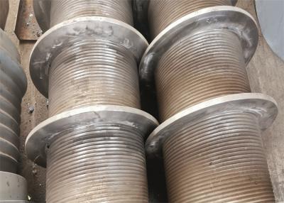 China Multi Rope Multi Drum Lifting Winch Drum With Lebus Grooves For Wall Cleaning Machine for sale