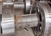 China Efficiently Using Split Grooved Drum Sleeves Welded On Winch for sale