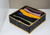 China Non Woven Cardboard Foldable Drawer Organizer 40x40x9CM for sale