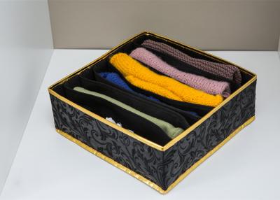 China Non Woven Cardboard Foldable Drawer Organizer 40x40x9CM for sale
