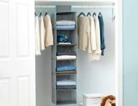 China Foldable Heavy Duty 6 Shelf Hanging Closet Organizer for sale