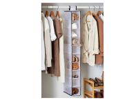 China Embossing Fabric 10 Shelf Hanging Organizer 11.8