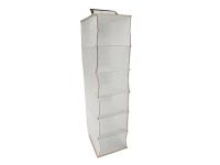 China White 6 Shelf Hanging Organizer , Hanging Closet Sweater Organizer for sale