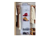 China White 6 Shelf Hanging Organizer , Hanging Closet Sweater Organizer for sale