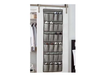 China 24 Large Pockets Cloth Over The Door Shoe Organizer for sale