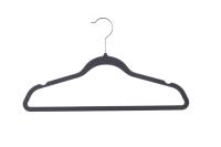 China 360 Degree Slim Velvet Hangers , Non Slip Slim Flocked Hangers for sale