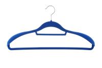 China Gold Hooks Slim Velvet Hangers , Velvet Covered Coat Hangers for sale