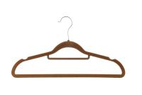 China Children's Coat Slim Velvet Hangers Contoured Shoulders Portable for sale