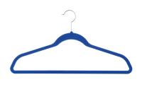 China 17 Inch 100 Pieces Velvet Suit Hangers for sale