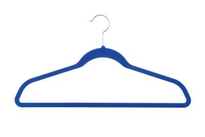 China 17 Inch 100 Pieces Velvet Suit Hangers for sale