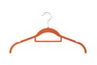 China 16.4x9x0.2 Inch No Trace Slim Velvet Coat Hangers for sale