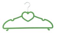 China Heart Shaped Anti Slip Hanger , 17.4x9.6x0.2