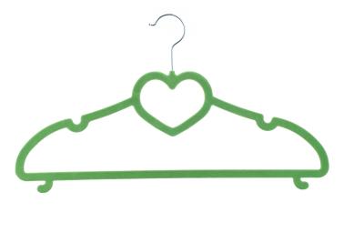 China Heart Shaped Anti Slip Hanger , 17.4x9.6x0.2