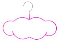 China Premium Lovely Cloud-Shaped Sturdy Thick Wire  Chrome Wire Hangers for sale