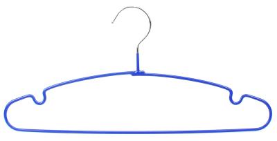 China 45x20.5x0.29cm Matt Rubber Coated Wire Hangers for sale