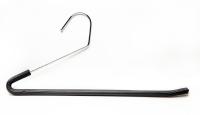 China Black Heavy Duty 36x17x0.4cm Open Ended Pant Hangers for sale
