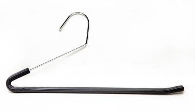 China Black Heavy Duty 36x17x0.4cm Open Ended Pant Hangers for sale