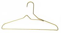 China Gold Space Saving Stainless Steel Thin Metal Hangers for sale