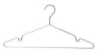 China Polished Ultra Thin Chrome Wire Hangers , Anti Fading Chrome Metal Hangers for sale